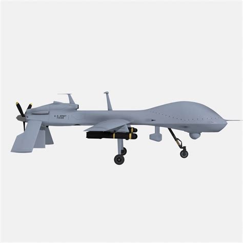 Unmanned Mq 1c Grey Eagle 3d Turbosquid 1518670