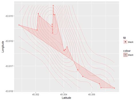 R Adding Convex Hull To Ggplot Map Stack Overflow