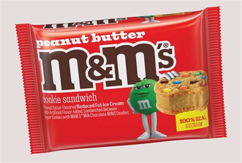 Mandms Peanut Butter Ice Cream Cookie Sandwich Is Here