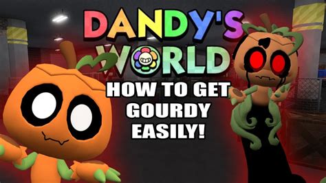 Roblox How To Get Gourdy Easily 🎃 Dandys World Tips Youtube