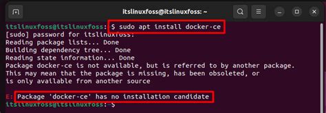 How To Fix Package Docker Ce Has No Installation Candidate Error Its Linux FOSS