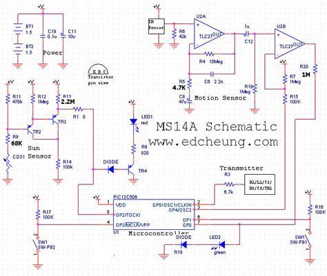 Motion Detector Schematic Ms14a Repair