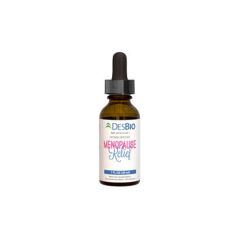 Desbio Menopause Relief Homeopathic Natural Health Strategies