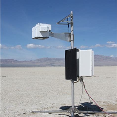 A Ground Viewing Radiometer At Radcats The Instrument Head Is 1 5 M Download Scientific