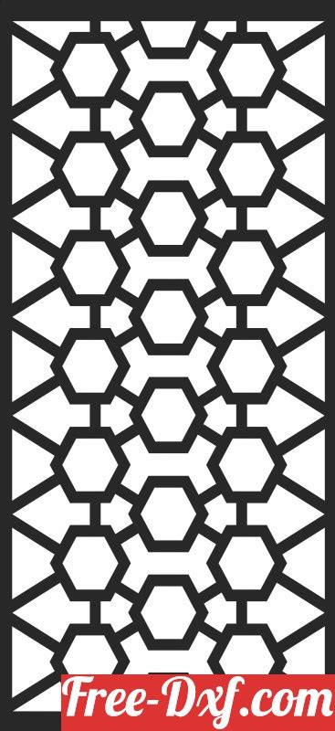 Download PATTERN Wall Door JTsQw High Quality Free Dxf Files Sv