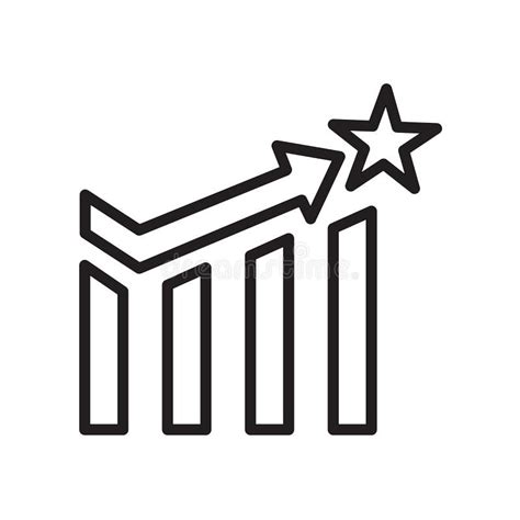Efficacy Icon Efficacy Line Icon Business Chart Sign Vector Stock