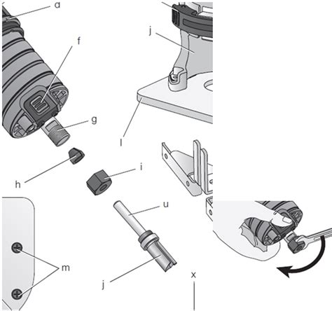 Dwe6000 제품의 콜렛과 너트를 설치를 했으나 날이 고정되지 않고 분리가 됩니다 Dewalt