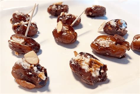 Blue Cheese Stuffed Dates With Balsamic Bacon And Bevs