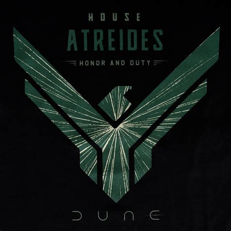 Dune House Atreides T Shirt Black Elbenwald