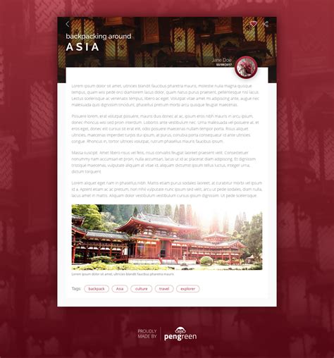 Daily Ui Challenge 035 Blog Post On Behance