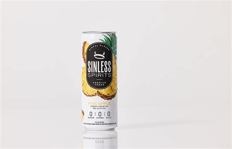 Pineapple Sinless Spirits™ Premium Vodka Cocktails