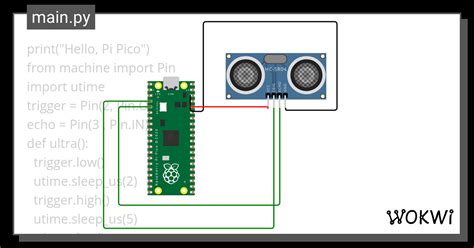 Interfacing Ultrasonic Sensor With Pi Pico Copy 2 Wokwi Esp32