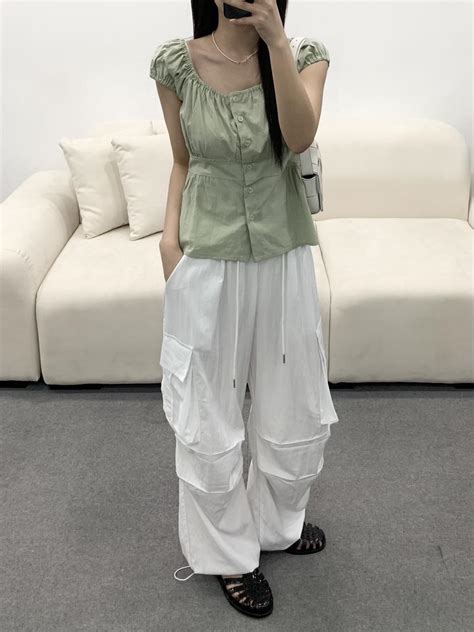 아인 투웨이 나일론 카고 팬츠 2col 에이블리