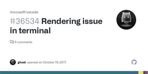 Rendering Issue In Terminal Issue Microsoft Vscode GitHub
