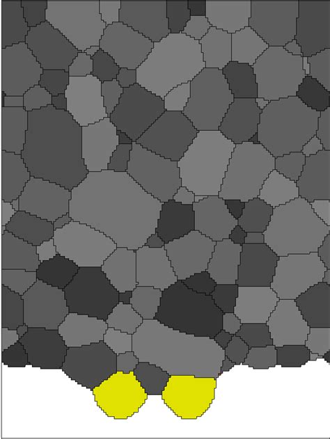 5 Phase Field Simulations Based On 9 Of The Single Crystal Grain