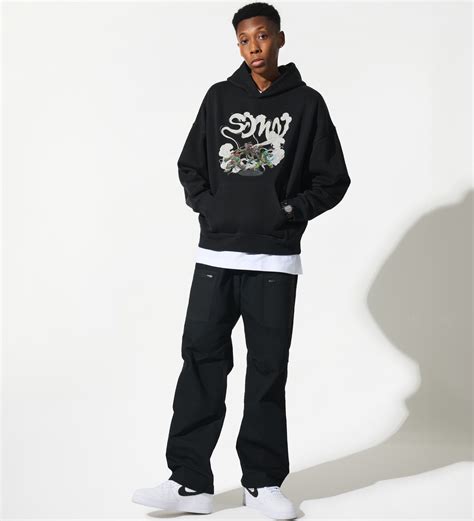 Sdmn X Tmnt Smoke Hoodie Vintage Black