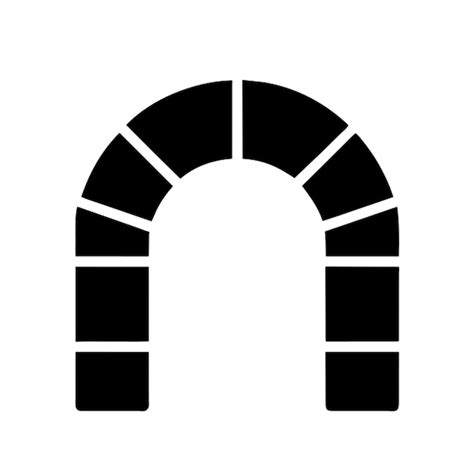 Brick Arch Icon Premium Ai Generated Vector