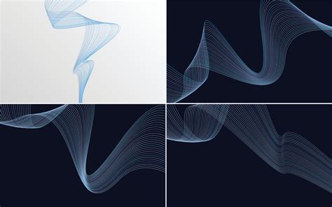 Wave Curve Abstract Vector Backgrounds For A Sleek And Modern Look 19222215 Vector Art At Vecteezy