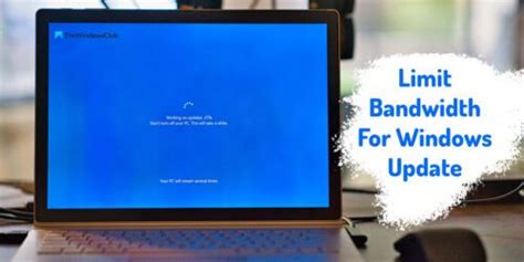 Limit Bandwidth Set Time When Windows Updates Can Download