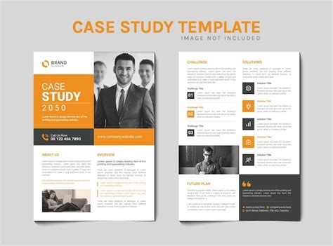 Premium Vector Case Study Template