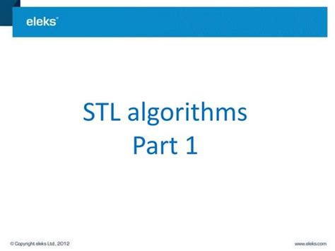 Cpp 2013 8 Stl Containers Part 2 Pptx Computing Technology And Computing