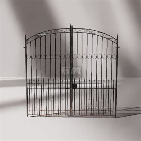 Blender铁门模型 Blender布的113 Blender布的