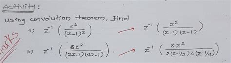 Solved Using Convolution Theorem Find A Chegg