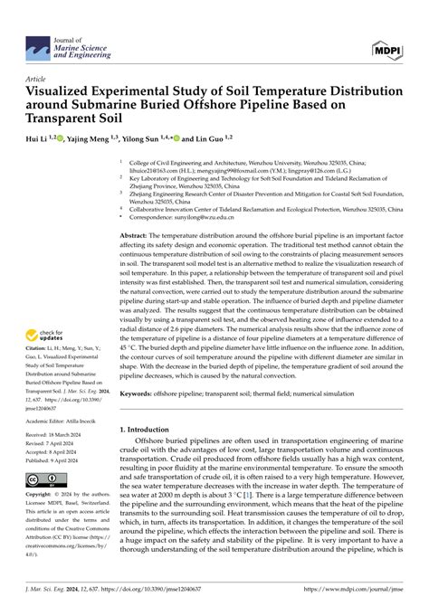 Pdf Visualized Experimental Study Of Soil Temperature Distribution