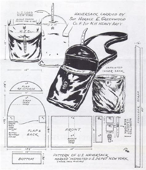 Sewing Your Own Haversack Reenactors Forum Join Drill See The