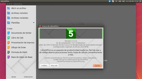 Libreoffice 5 1 2 พร้อมใช้งานแล้วในที่เก็บเริ่มต้นของ Ubuntu