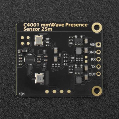 Mmwave C4001 24ghz Human Presence Detection Sensor 25 Meters Uart