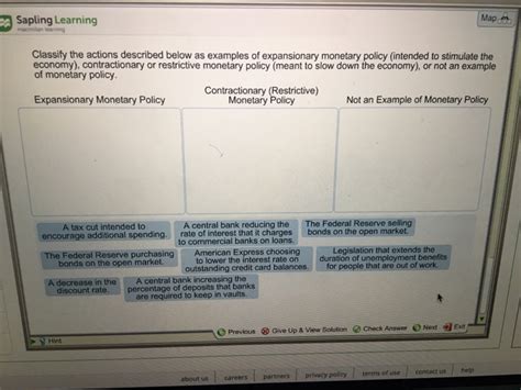 solved classify the actions described below as examples of