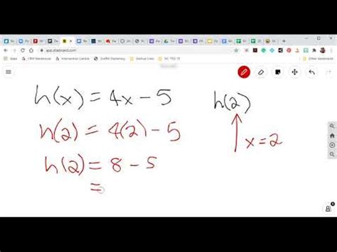 DeltaMath Evaluate Functions Level 1 - YouTube