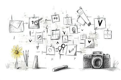 An Informative Flow Chart Sketch Highlighting Processes And