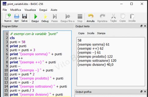 Basic 256 Operazioni Con Le Variabili
