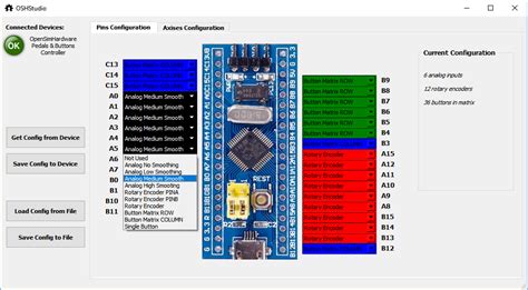 DIY Pedals Buttons Controller Page