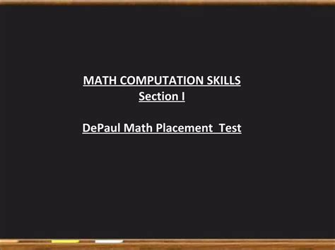 Computational Skills Ppt