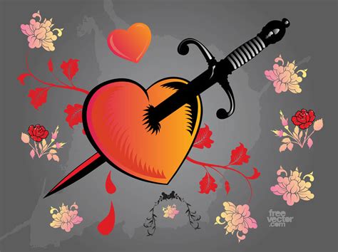 Bleeding Heart Vector Art And Graphics