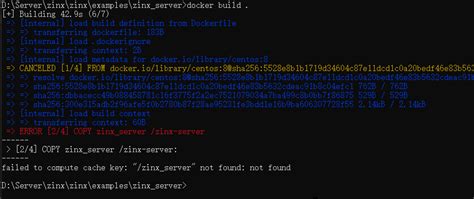 用docker 打包测试例子的server报 zinx server 不存在 Issue aceld zinx GitHub