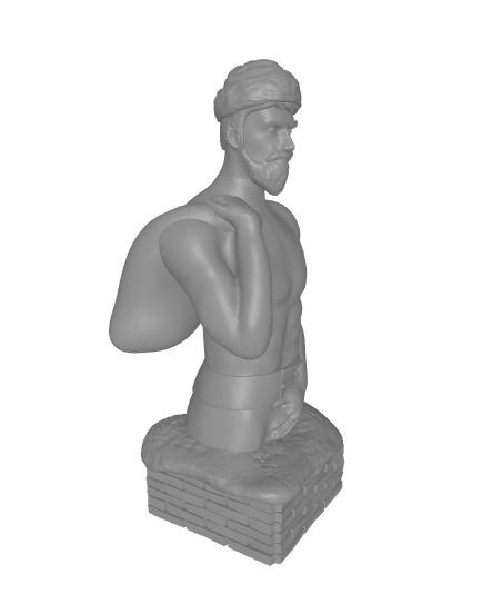 Stl File Sexy Santa Claus 🫦・3d Print Design To Download・cults