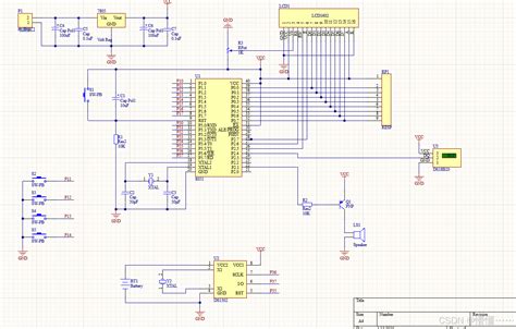 800、基于51单片机的闹钟仿真设计（lcd独立按键） Csdn博客