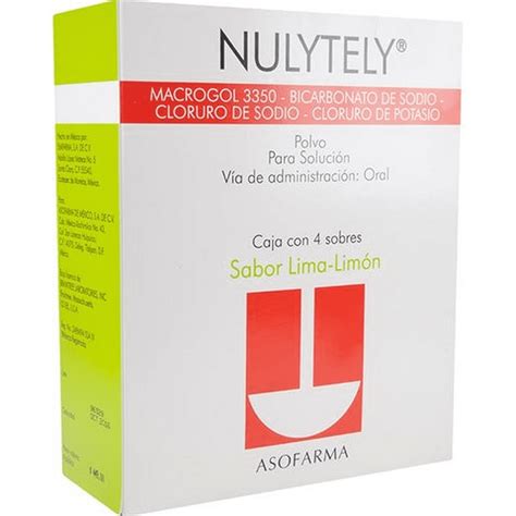 Nulytely Polvo En Sobres Sabor Lima Limón 4 Pzas Bodega Aurrera