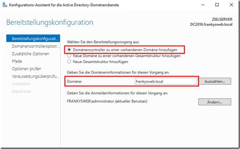 Migration Domain Controller Zu Server Frankys Web
