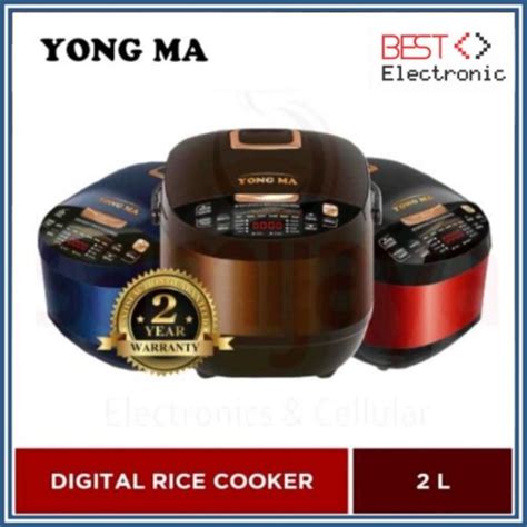 Jual Yong Ma Yongma Rice Cooker Magic Com Digital Smc 7047 Smc7047 Smc 7047 2 Liter Shopee