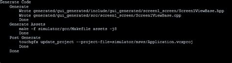solved touchgfx simulator not working but not giving any