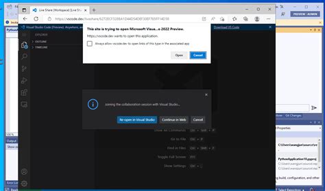 Liveshare The Client Can T Join Live Share Session Successfully Issue Microsoft Ptvs