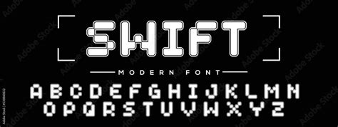 Abstract Digital Modern Tech Alphabet Fonts Typography Technology Electronic Dance Music Future