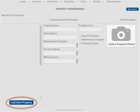 How To Add A New Property Silvertrac