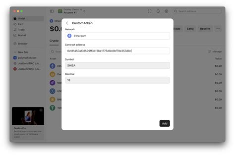 Add Custom Tokens In Onekey App Onekey Support