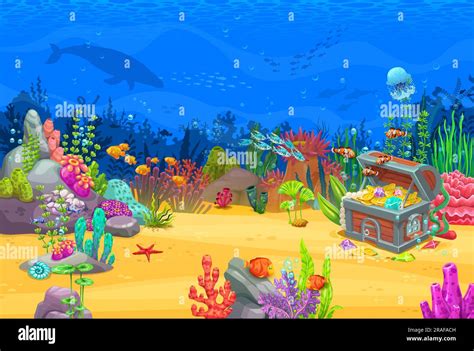 Underwater Game Background Underwater Game Illustration Daily Life